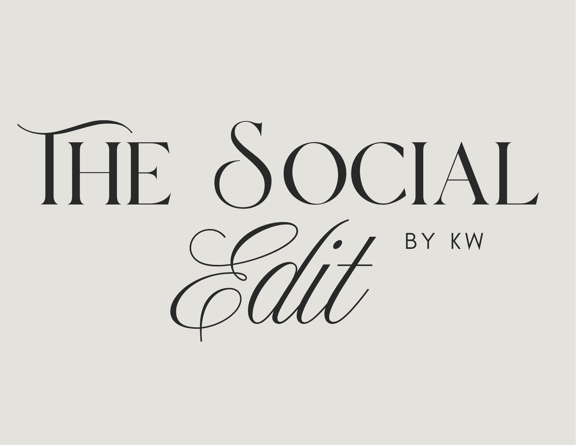 The Social Edit by KW – Helping Your Brand Show Up With Purpose.